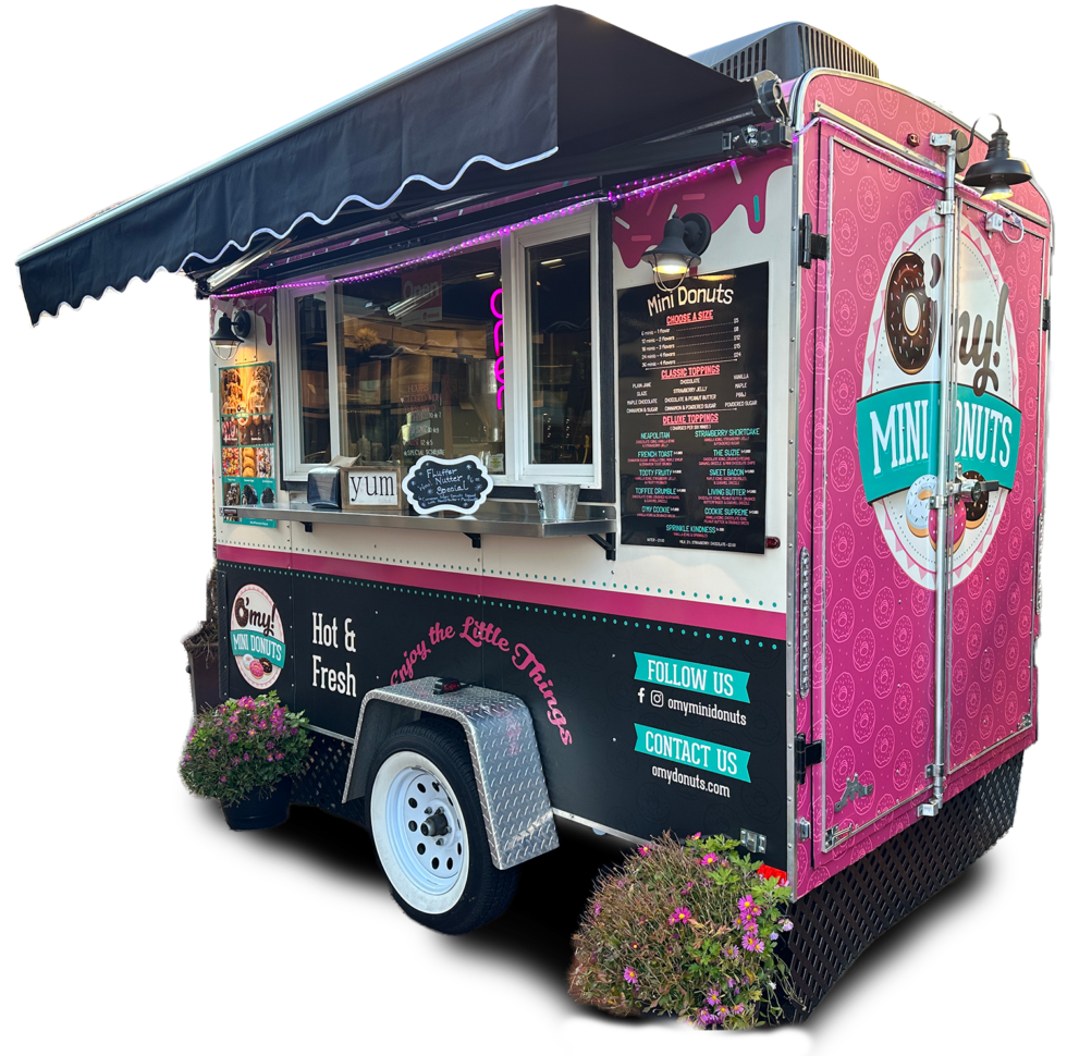 Mini Donuts Food Cart | Oakway Center Mall Courtyard